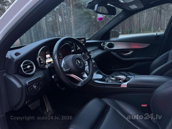 White Mercedes-Benz C-Class 2016 in Tallinn, with an engine capacity of 1.60 L and mileage of 242 thousand km for 14999 €, photo 8 on AUTOMOTO.COM.LV
