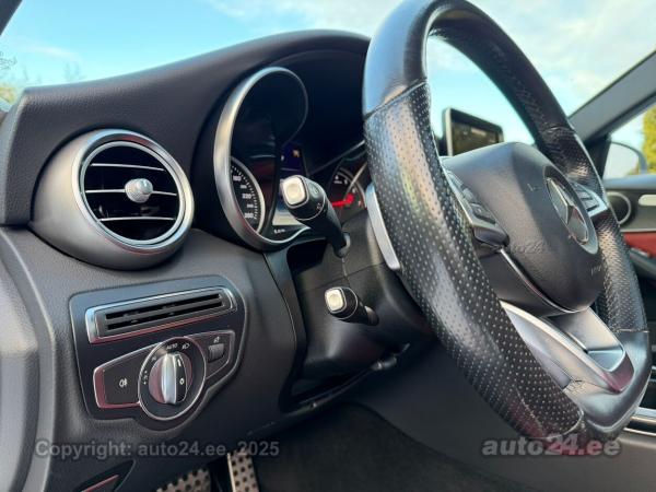 White Mercedes-Benz C-Class 2017 in Parnu, with an engine capacity of 1.99 L and mileage of 101 thousand km for 19900 €, photo 11 on AUTOMOTO.COM.LV