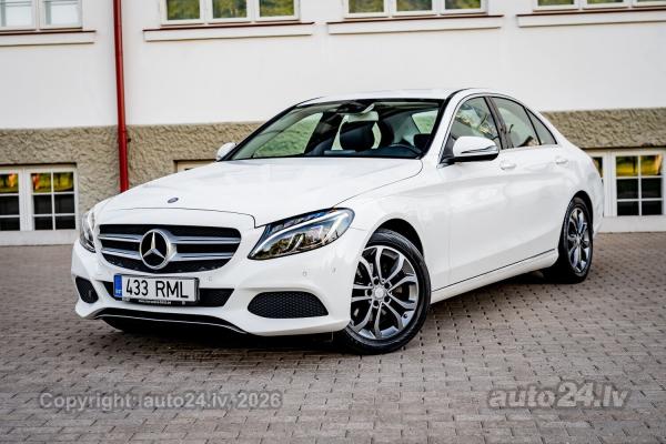 White Mercedes-Benz C-Class 2017 in Parnu, with an engine capacity of 1.60 L and mileage of 267 thousand km for 12990 €, photo 1 on AUTOMOTO.COM.LV