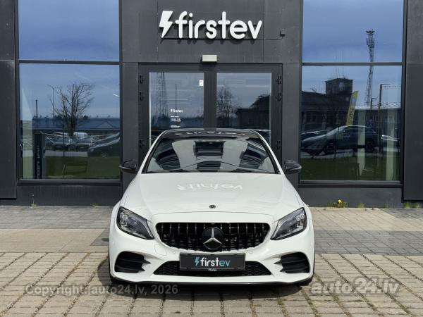 White Mercedes-Benz C-Class 2019 in Tallinn, with an engine capacity of 2.00 L and mileage of 186 thousand km for 23990 €, photo 2 on AUTOMOTO.COM.LV