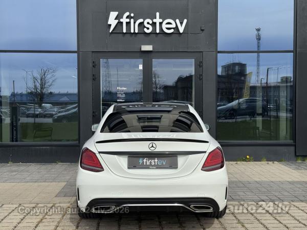 White Mercedes-Benz C-Class 2019 in Tallinn, with an engine capacity of 2.00 L and mileage of 186 thousand km for 23990 €, photo 6 on AUTOMOTO.COM.LV