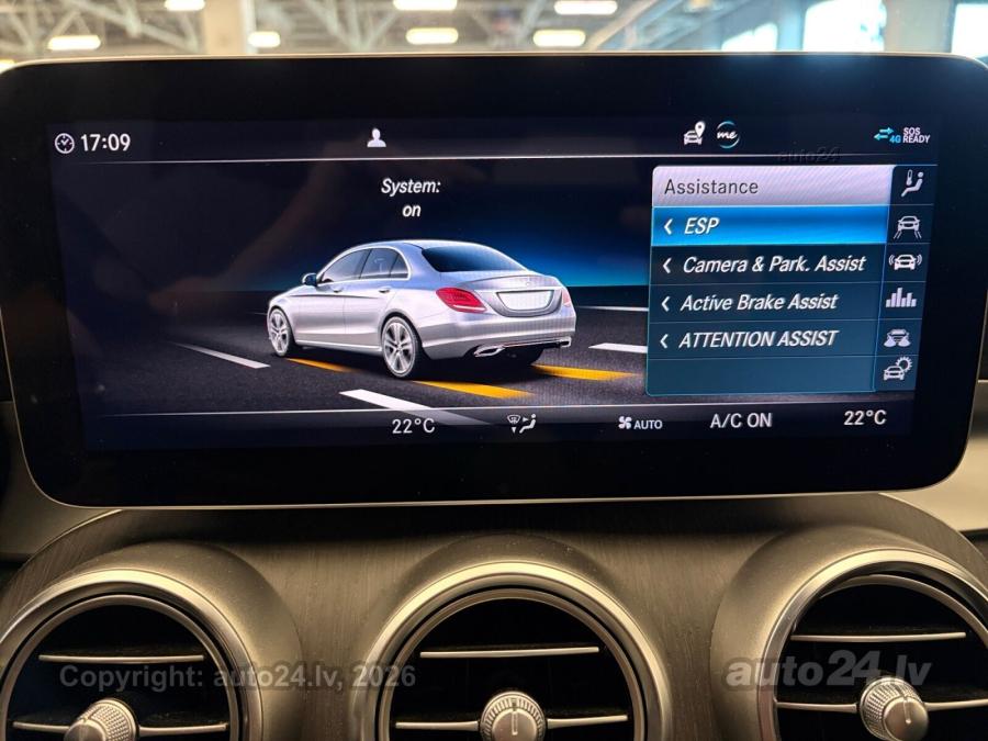 Balts Mercedes-Benz C-Class 2019 Tallina, ar dzinēja tilpumu 1.60 L un nobraukumu 117 tūkst. km par 23900 €, foto 12 vietnē AUTOMOTO.COM.LV