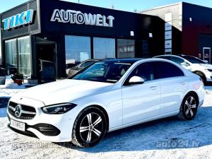 Balts Mercedes-Benz C-Class 2021 Tallina, ar dzinēja tilpumu 2.00 L un nobraukumu 80 tūkst. km par 30500 €, foto  vietnē AUTOMOTO.COM.LV