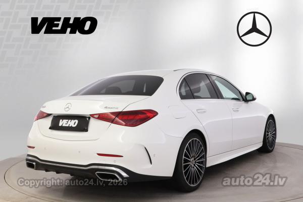 White Mercedes-Benz C-Class 2021 in Tallinn, with an engine capacity of 1.50 L and mileage of 38 thousand km for 36900 €, photo 3 on AUTOMOTO.COM.LV