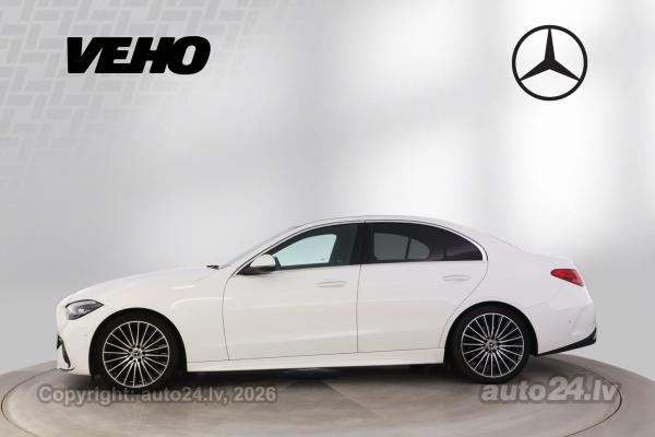 White Mercedes-Benz C-Class 2021 in Tallinn, with an engine capacity of 1.50 L and mileage of 38 thousand km for 36900 €, photo 6 on AUTOMOTO.COM.LV