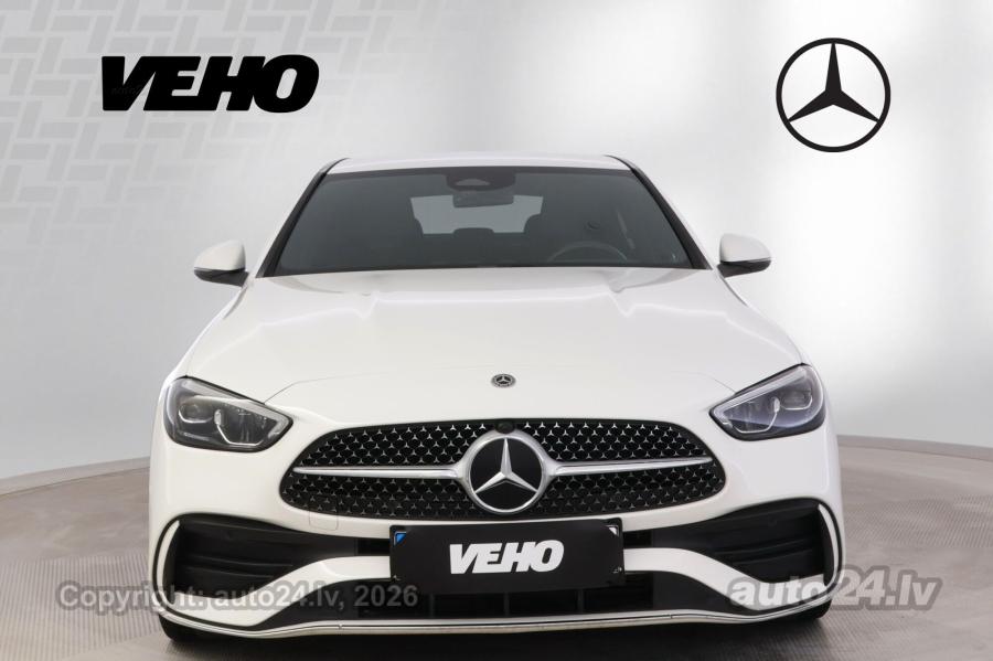 White Mercedes-Benz C-Class 2021 in Tallinn, with an engine capacity of 1.50 L and mileage of 38 thousand km for 36900 €, photo 8 on AUTOMOTO.COM.LV
