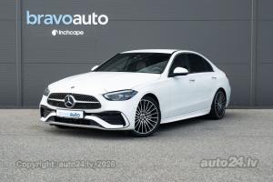White Mercedes-Benz C-Class 2022 in Tartu, with an engine capacity of 1.50 L and mileage of 70 thousand km for 38900 €, photo  on AUTOMOTO.COM.LV