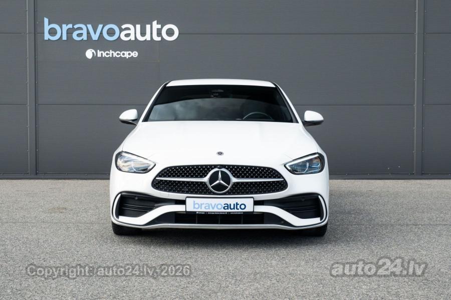 White Mercedes-Benz C-Class 2022 in Tartu, with an engine capacity of 1.50 L and mileage of 70 thousand km for 38900 €, photo 3 on AUTOMOTO.COM.LV