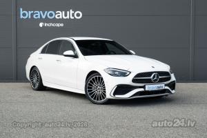 White Mercedes-Benz C-Class 2022 in Tartu, with an engine capacity of 1.50 L and mileage of 70 thousand km for 38900 €, photo 4 on AUTOMOTO.COM.LV