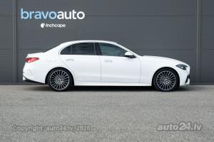 White Mercedes-Benz C-Class 2022 in Tartu, with an engine capacity of 1.50 L and mileage of 70 thousand km for 38900 €, photo 5 on AUTOMOTO.COM.LV
