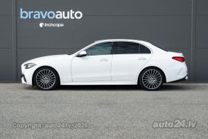 White Mercedes-Benz C-Class 2022 in Tartu, with an engine capacity of 1.50 L and mileage of 70 thousand km for 38900 €, photo 6 on AUTOMOTO.COM.LV