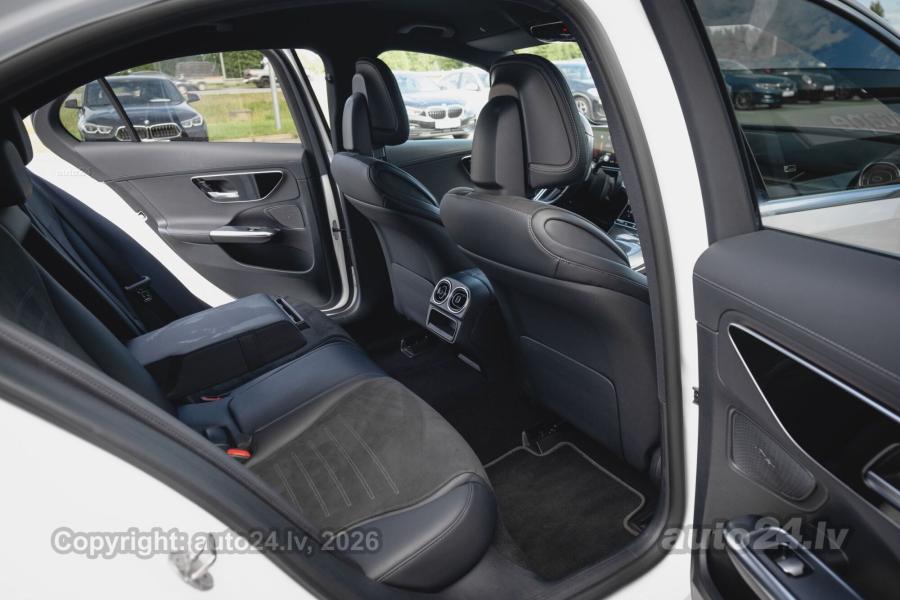 White Mercedes-Benz C-Class 2022 in Tartu, with an engine capacity of 1.50 L and mileage of 70 thousand km for 38900 €, photo 15 on AUTOMOTO.COM.LV