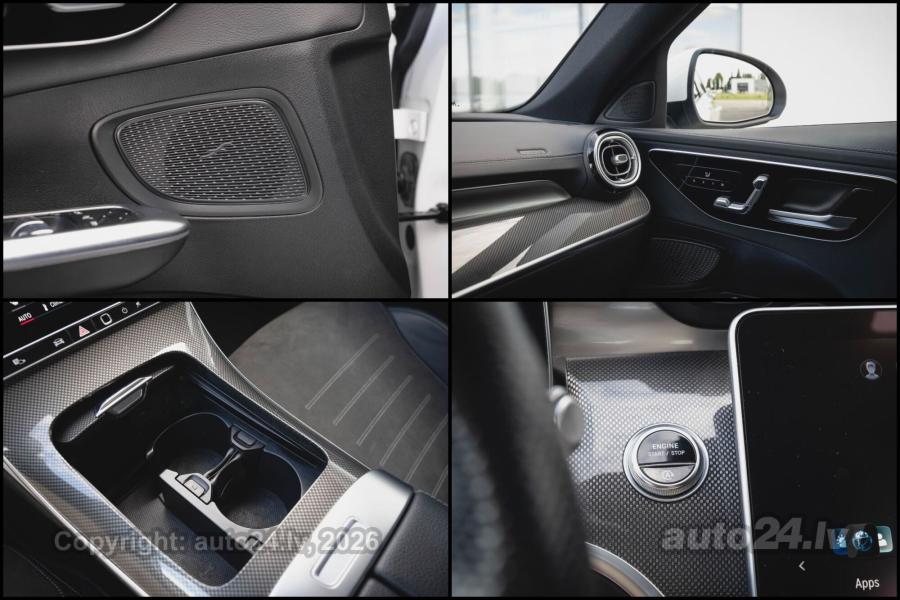 White Mercedes-Benz C-Class 2022 in Tartu, with an engine capacity of 1.50 L and mileage of 70 thousand km for 38900 €, photo 24 on AUTOMOTO.COM.LV