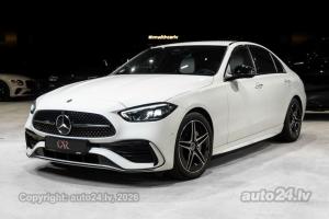 Balts Mercedes-Benz C-Class 2024 Rīga, ar dzinēja tilpumu 2.00 L un nobraukumu 17 tūkst. km par 51499 €, foto  vietnē AUTOMOTO.COM.LV