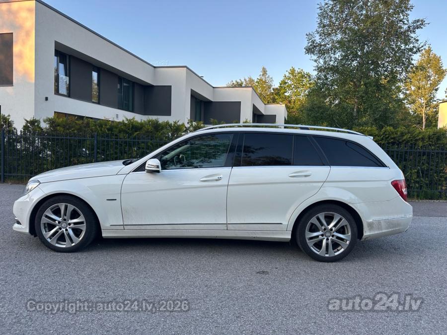 White Mercedes-Benz C-Class 2012 in Tallinn, with an engine capacity of 2.10 L and mileage of 342 thousand km for 7200 €, photo 3 on AUTOMOTO.COM.LV