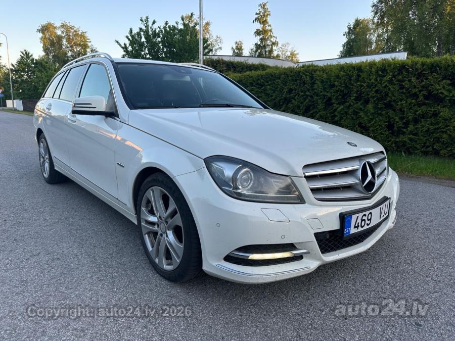 White Mercedes-Benz C-Class 2012 in Tallinn, with an engine capacity of 2.10 L and mileage of 342 thousand km for 7200 €, photo 6 on AUTOMOTO.COM.LV