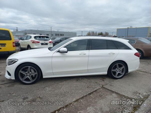 White Mercedes-Benz C-Class 2015 in Tartu, with an engine capacity of 2.20 L and mileage of 240 thousand km for 13499 €, photo 5 on AUTOMOTO.COM.LV