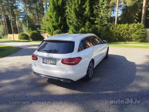 White Mercedes-Benz C-Class 2015 in Tallinn, with an engine capacity of 2.00 L and mileage of 165 thousand km for 10900 €, photo 5 on AUTOMOTO.COM.LV