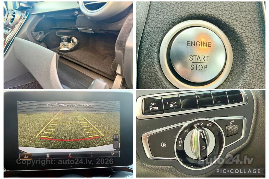 White Mercedes-Benz C-Class 2015 in Viljandi, with an engine capacity of 3.00 L and mileage of 131 thousand km for 19999 €, photo 20 on AUTOMOTO.COM.LV