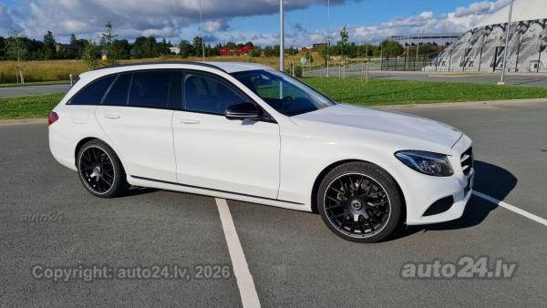 White Mercedes-Benz C-Class 2016 in Tallinn, with an engine capacity of 2.10 L and mileage of 224 thousand km for 14957 €, photo 3 on AUTOMOTO.COM.LV