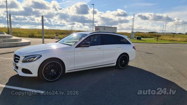 White Mercedes-Benz C-Class 2016 in Tallinn, with an engine capacity of 2.10 L and mileage of 224 thousand km for 14957 €, photo 4 on AUTOMOTO.COM.LV