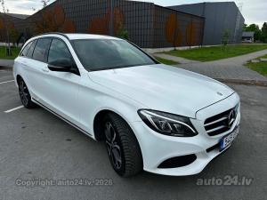 White Mercedes-Benz C-Class 2016 in Tallinn, with an engine capacity of 2.10 L and mileage of 344 thousand km for 10900 €, photo 3 on AUTOMOTO.COM.LV