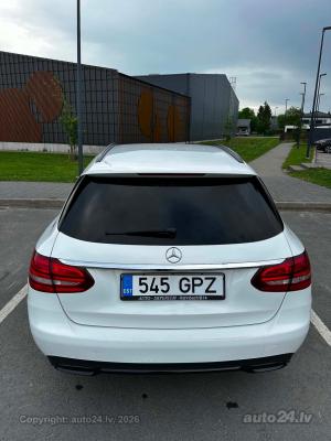 White Mercedes-Benz C-Class 2016 in Tallinn, with an engine capacity of 2.10 L and mileage of 344 thousand km for 10900 €, photo 6 on AUTOMOTO.COM.LV