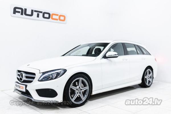White Mercedes-Benz C-Class 2017 in Tallinn, with an engine capacity of 2.10 L and mileage of 218 thousand km for 13899 €, photo 1 on AUTOMOTO.COM.LV
