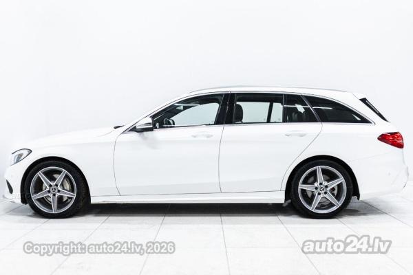 White Mercedes-Benz C-Class 2017 in Tallinn, with an engine capacity of 2.10 L and mileage of 218 thousand km for 13899 €, photo 2 on AUTOMOTO.COM.LV