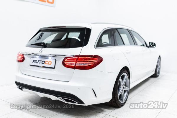 White Mercedes-Benz C-Class 2017 in Tallinn, with an engine capacity of 2.10 L and mileage of 218 thousand km for 13899 €, photo 7 on AUTOMOTO.COM.LV