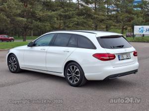 White Mercedes-Benz C-Class 2017 in Tallinn, with an engine capacity of 2.00 L and mileage of 346 thousand km for 11900 €, photo 5 on AUTOMOTO.COM.LV