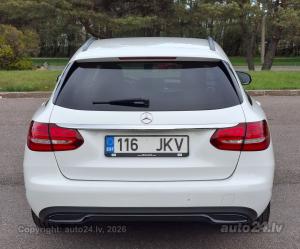 White Mercedes-Benz C-Class 2017 in Tallinn, with an engine capacity of 2.00 L and mileage of 346 thousand km for 11900 €, photo 9 on AUTOMOTO.COM.LV