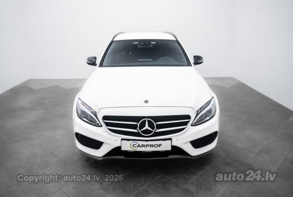 White Mercedes-Benz C-Class 2017 in Tallinn, with an engine capacity of 2.00 L and mileage of 119 thousand km for 12999 €, photo 2 on AUTOMOTO.COM.LV
