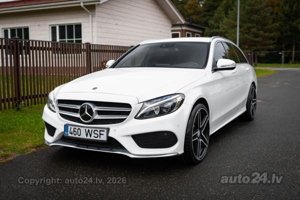 White Mercedes-Benz C-Class 2017 in Tallinn, with an engine capacity of 2.00 L and mileage of 190 thousand km for 13900 €, photo 4 on AUTOMOTO.COM.LV