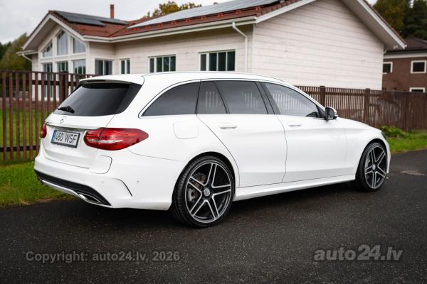 White Mercedes-Benz C-Class 2017 in Tallinn, with an engine capacity of 2.00 L and mileage of 190 thousand km for 13900 €, photo 7 on AUTOMOTO.COM.LV