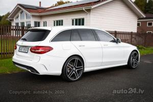 White Mercedes-Benz C-Class 2017 in Tallinn, with an engine capacity of 2.00 L and mileage of 190 thousand km for 13900 €, photo 7 on AUTOMOTO.COM.LV