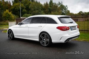 White Mercedes-Benz C-Class 2017 in Tallinn, with an engine capacity of 2.00 L and mileage of 190 thousand km for 13900 €, photo 9 on AUTOMOTO.COM.LV