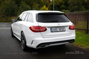 White Mercedes-Benz C-Class 2017 in Tallinn, with an engine capacity of 2.00 L and mileage of 190 thousand km for 13900 €, photo 10 on AUTOMOTO.COM.LV