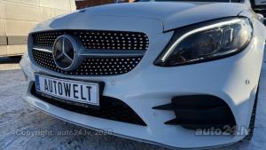 White Mercedes-Benz C-Class 2019 in Tallinn, with an engine capacity of 2.00 L and mileage of 163 thousand km for 21900 €, photo 2 on AUTOMOTO.COM.LV