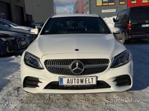 White Mercedes-Benz C-Class 2019 in Tallinn, with an engine capacity of 2.00 L and mileage of 163 thousand km for 21900 €, photo 3 on AUTOMOTO.COM.LV