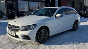 White Mercedes-Benz C-Class 2019 in Tallinn, with an engine capacity of 2.00 L and mileage of 163 thousand km for 21900 €, photo 4 on AUTOMOTO.COM.LV