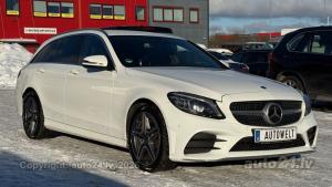 White Mercedes-Benz C-Class 2019 in Tallinn, with an engine capacity of 2.00 L and mileage of 163 thousand km for 21900 €, photo 5 on AUTOMOTO.COM.LV