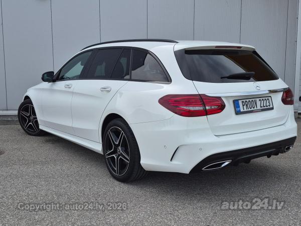White Mercedes-Benz C-Class 2019 in Tallinn, with an engine capacity of 1.95 L and mileage of 244 thousand km for 22999 €, photo 5 on AUTOMOTO.COM.LV