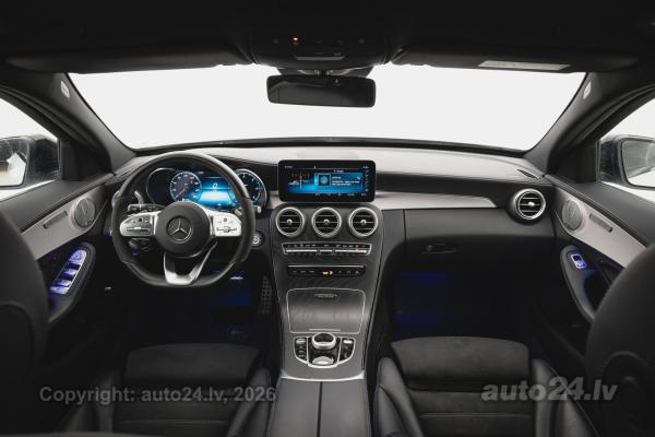 White Mercedes-Benz C-Class 2020 in Tartu, with an engine capacity of 2.00 L and mileage of 224 thousand km for 19500 €, photo 9 on AUTOMOTO.COM.LV