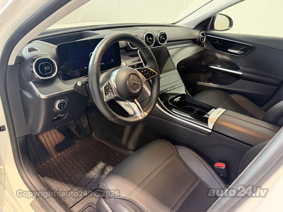 White Mercedes-Benz C-Class 2022 in Tartu, with an engine capacity of 2.00 L and mileage of 213 thousand km for 25900 €, photo 8 on AUTOMOTO.COM.LV