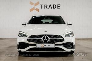 White Mercedes-Benz C-Class 2022 in Parnu, with an engine capacity of 2.00 L and mileage of 249 thousand km for 21900 €, photo 4 on AUTOMOTO.COM.LV