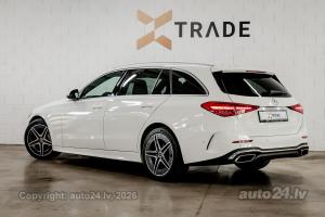 White Mercedes-Benz C-Class 2022 in Parnu, with an engine capacity of 2.00 L and mileage of 249 thousand km for 21900 €, photo 6 on AUTOMOTO.COM.LV