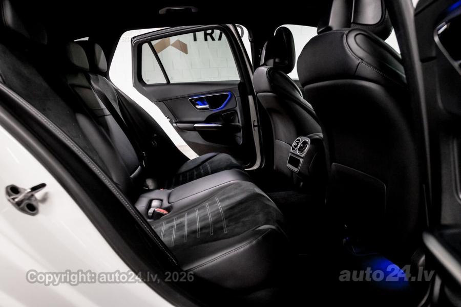 White Mercedes-Benz C-Class 2022 in Parnu, with an engine capacity of 2.00 L and mileage of 249 thousand km for 21900 €, photo 15 on AUTOMOTO.COM.LV