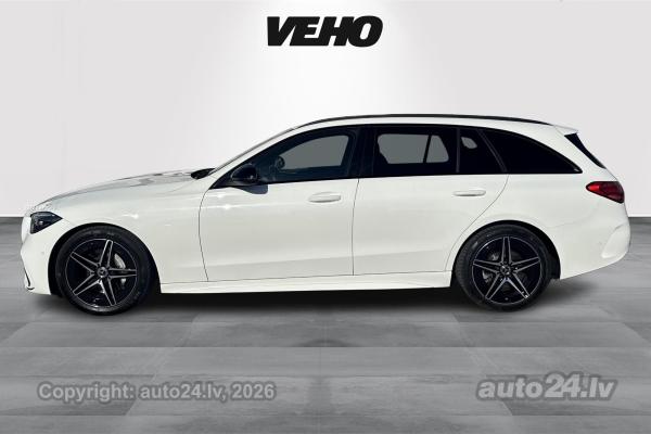 White Mercedes-Benz C-Class 2022 in Parnu, with an engine capacity of 2.00 L and mileage of 83 thousand km for 33900 €, photo 5 on AUTOMOTO.COM.LV