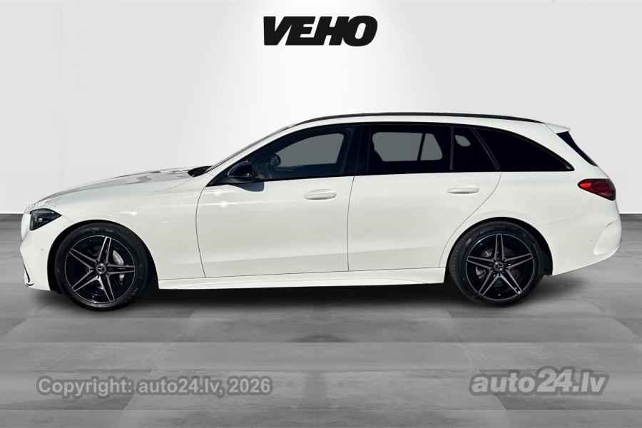 White Mercedes-Benz C-Class 2022 in Parnu, with an engine capacity of 2.00 L and mileage of 83 thousand km for 33900 €, photo 5 on AUTOMOTO.COM.LV